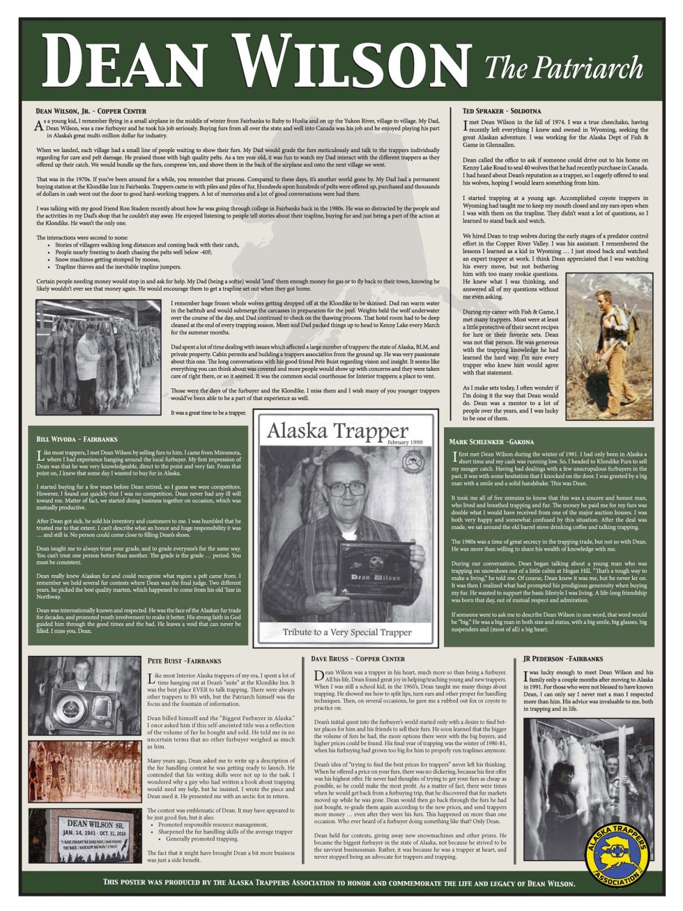 Dean Wilson Scholarship - Alaska Trappers Association